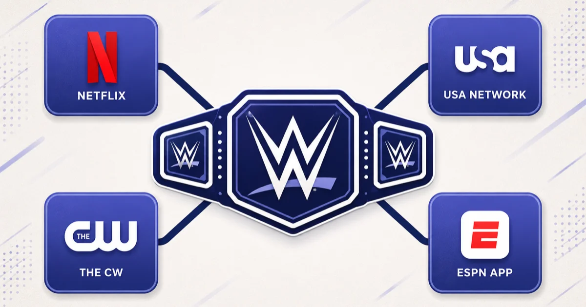 How to Watch WWE in 2026: Raw, SmackDown, and PLEs