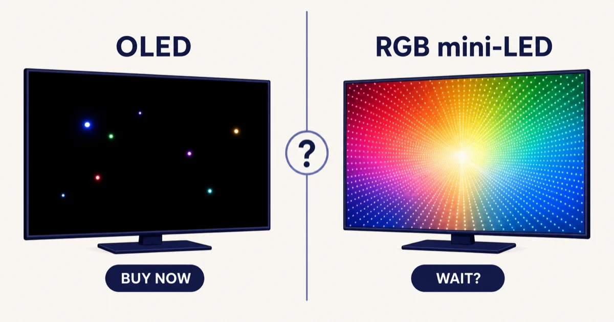OLED vs RGB Mini-LED 2026: Should You Buy or Wait?