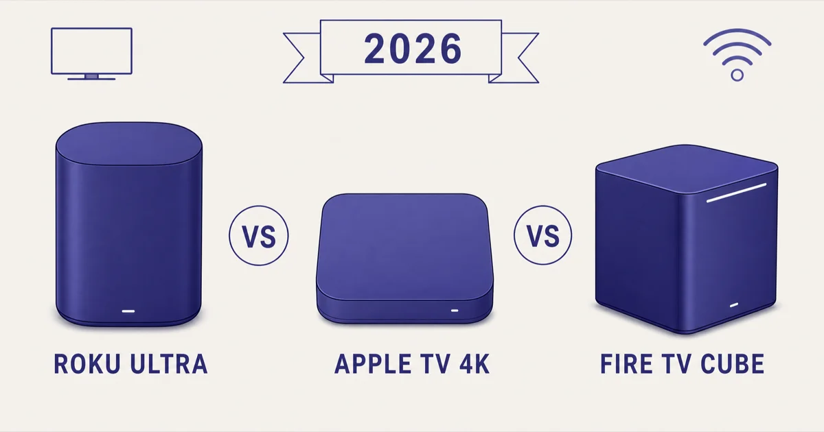 Roku Ultra vs Apple TV 4K vs Fire TV Cube: 2026 Verdict