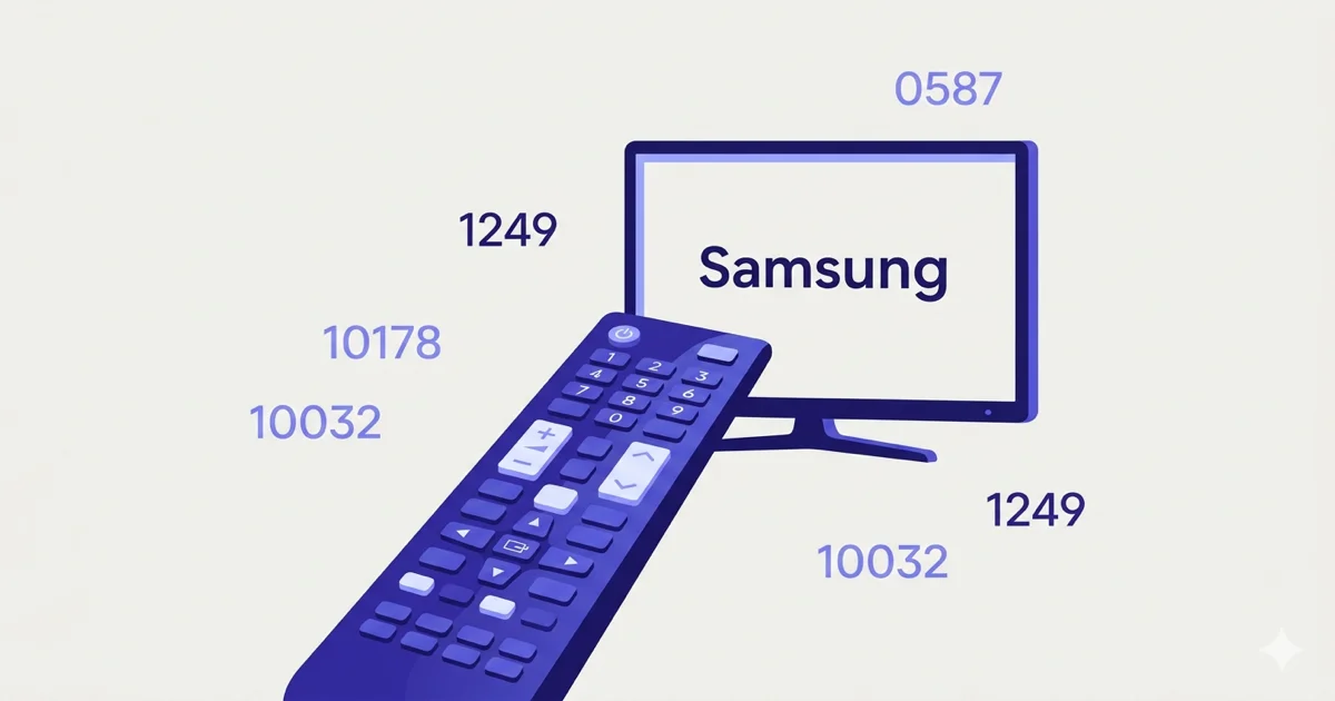 Samsung TV Universal Remote Codes: Full 2026 Guide