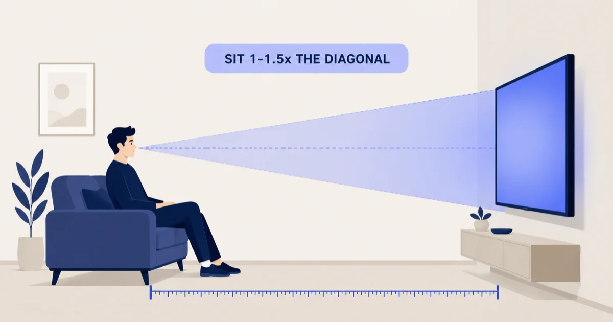 TV Size and Viewing Distance Guide: What Size to Buy