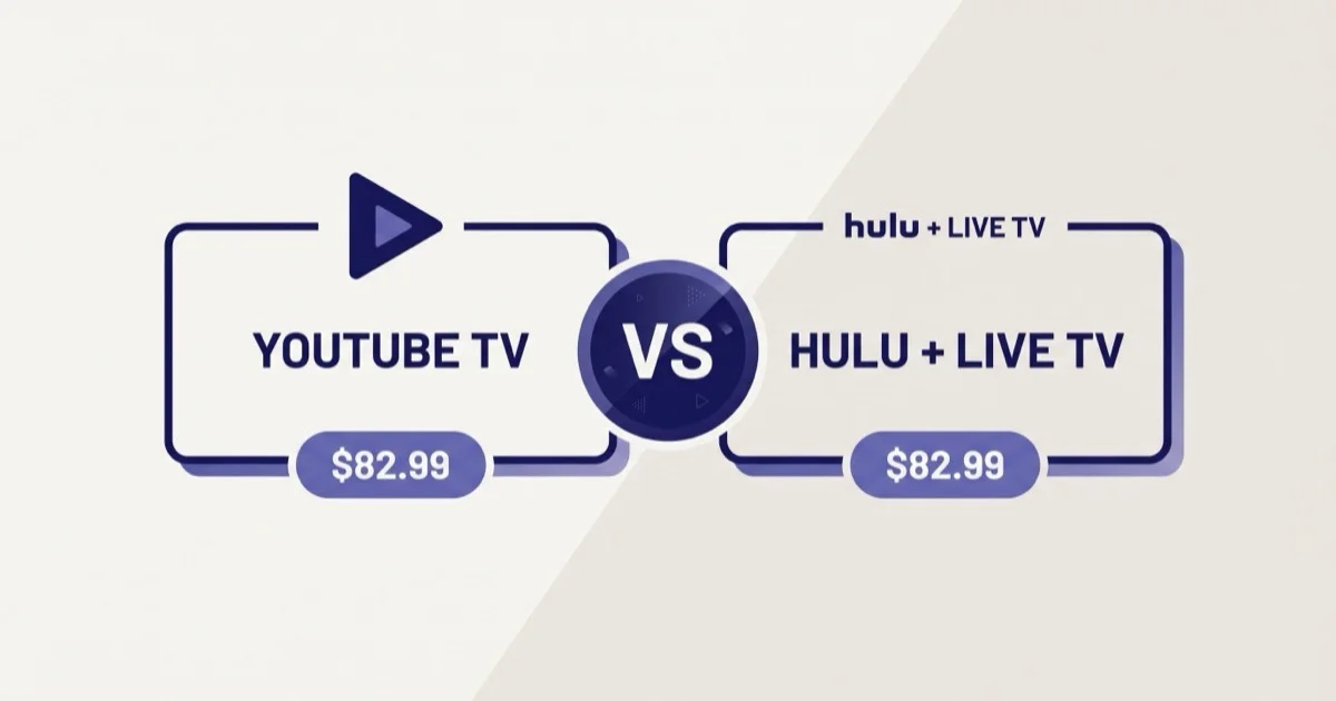 YouTube TV vs Hulu + Live TV 2026: Which One Is Best?